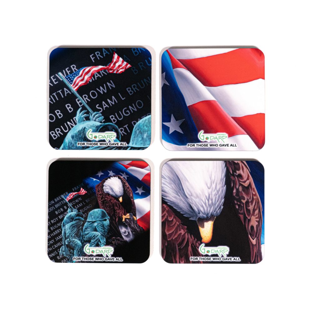 For Those Who Gave All Coasters – Michael Godard